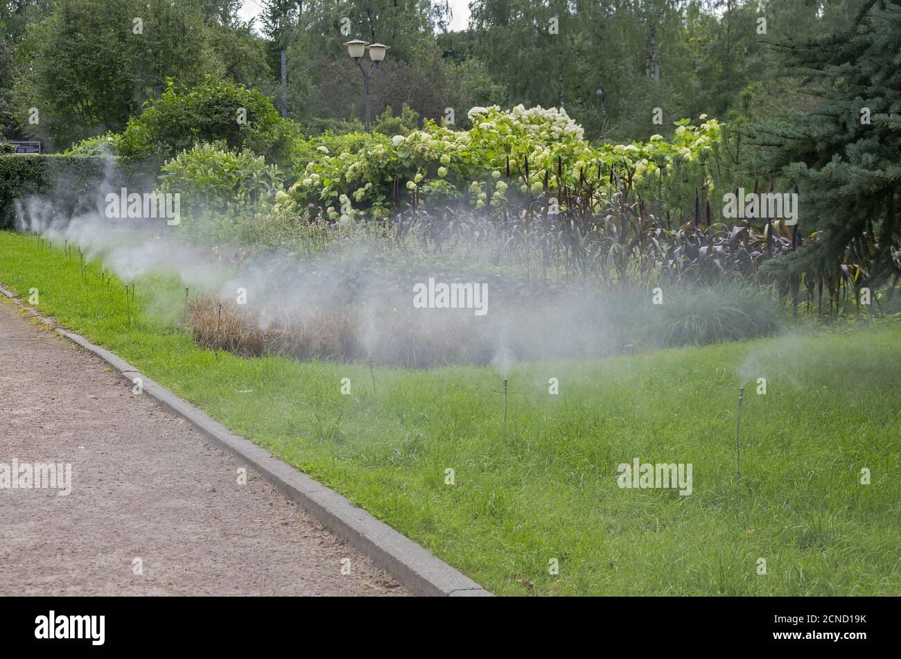 The apparatus for producing of artificial fog Stock Photo - Alamy