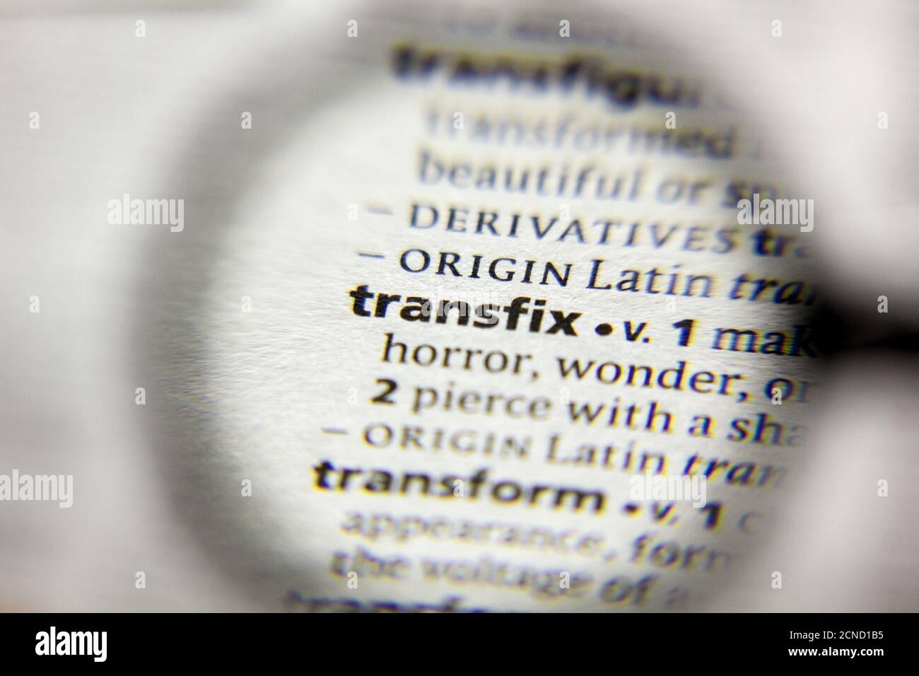 Transfix hi-res stock photography and images - Alamy