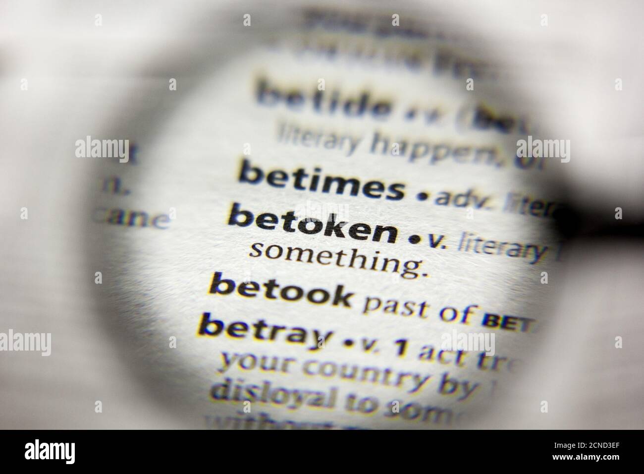 Betoken hi-res stock photography and images - Alamy