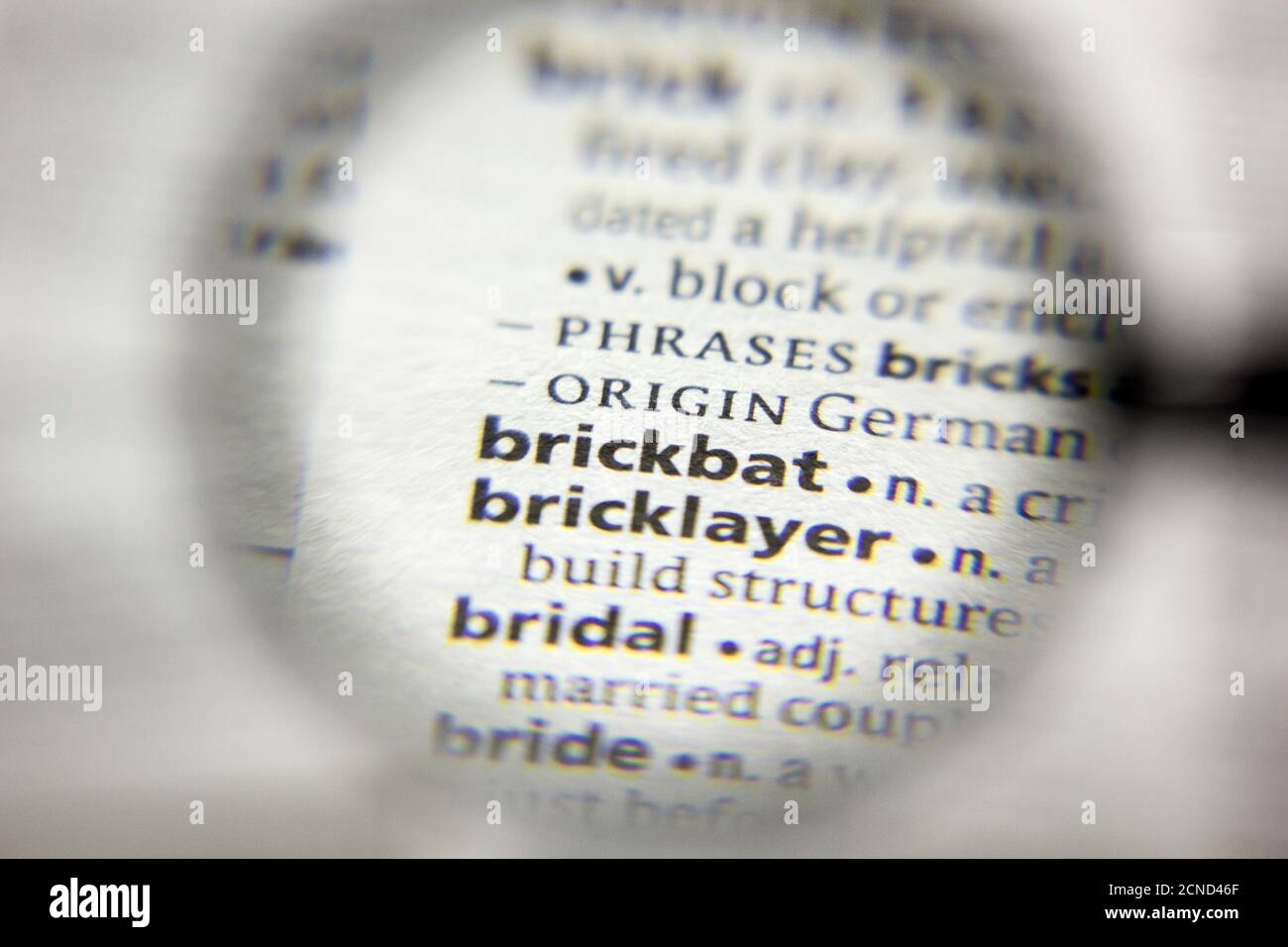 Brickbat hi-res stock photography and images - Alamy