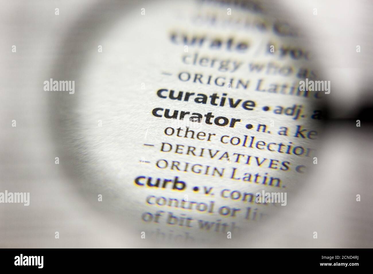Curator text hi-res stock photography and images - Alamy