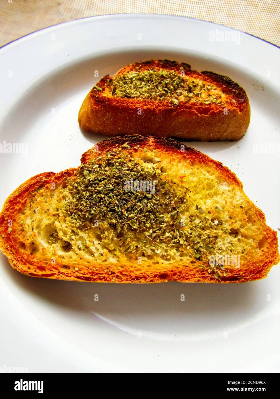 Toasted bread olive oil hi-res stock photography and images - Alamy
