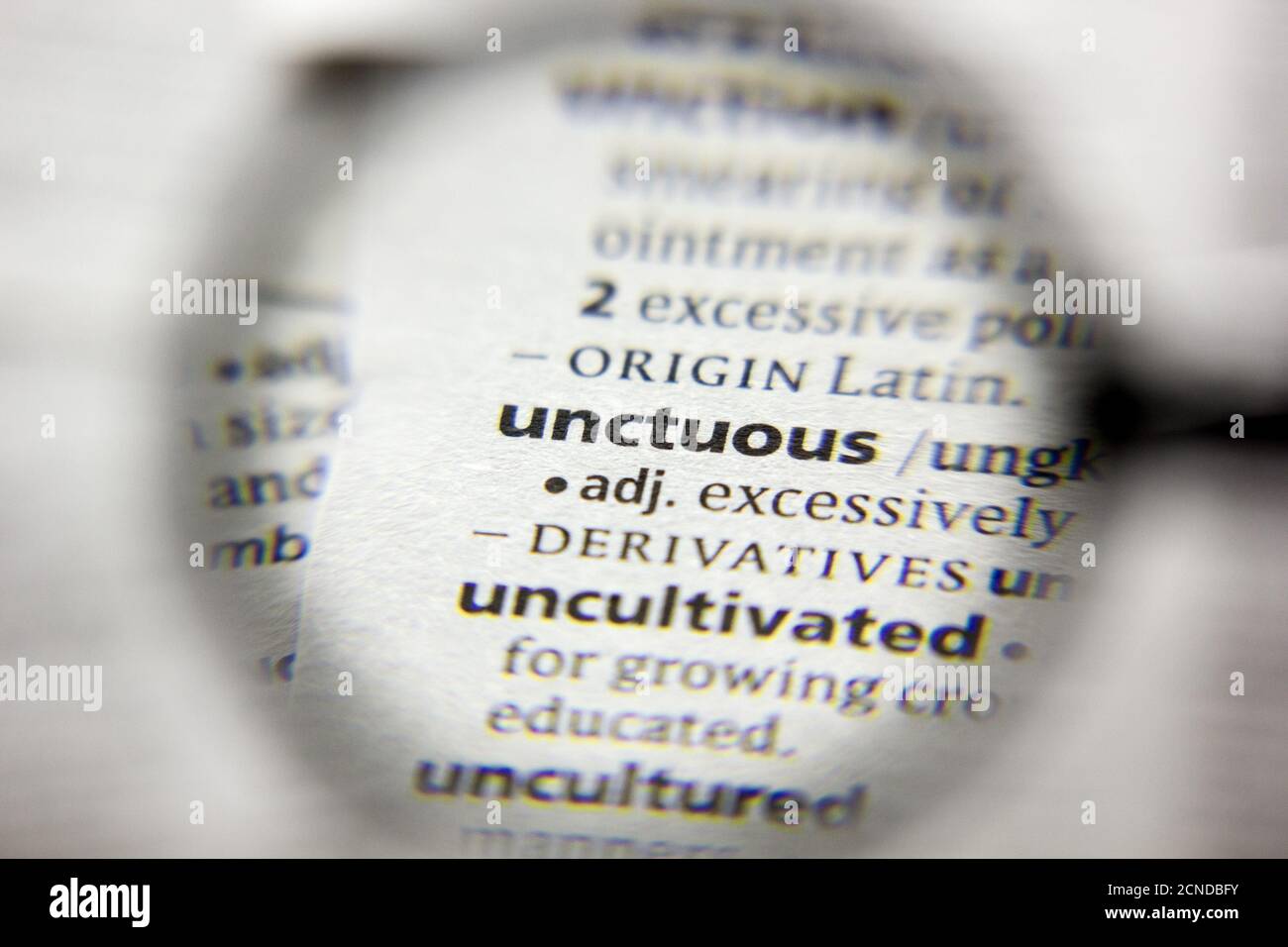 Unctuous hi-res stock photography and images - Alamy