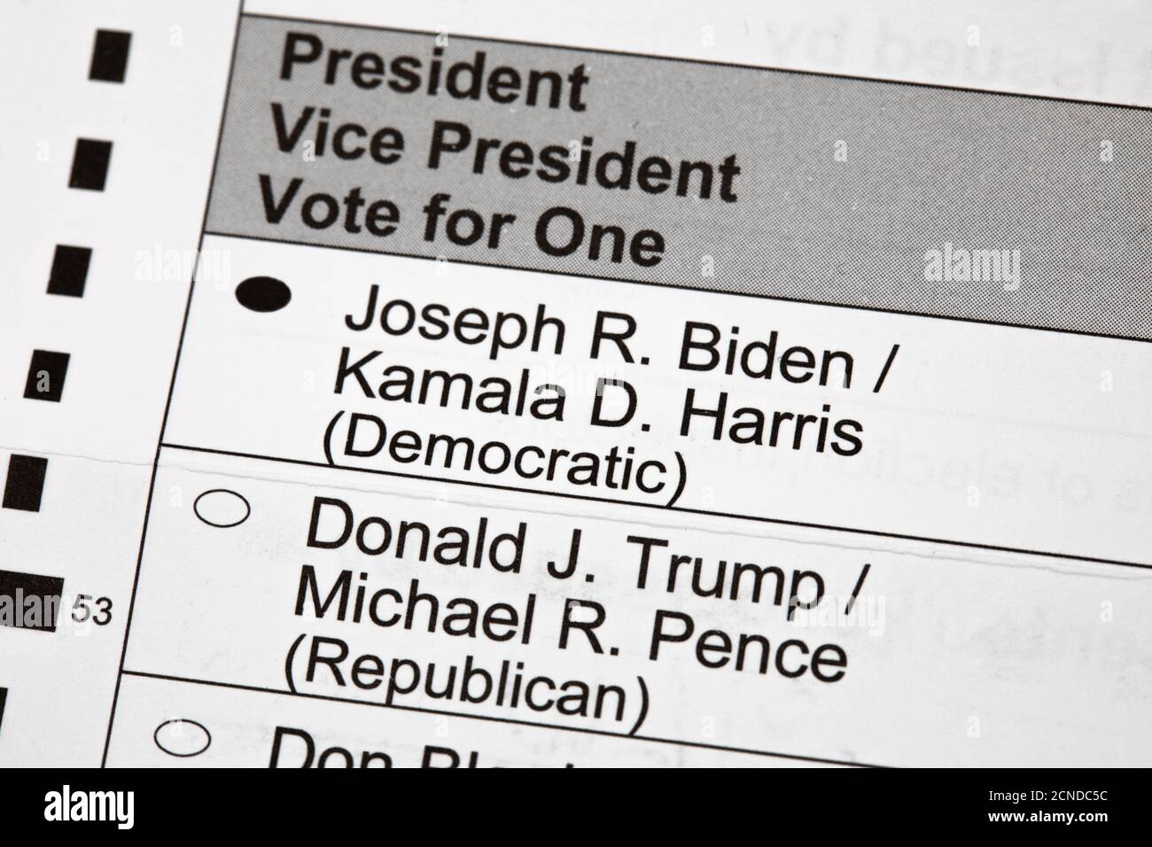 Madison, Wisconsin, USA - September 17, 2020: A 2020 presidential ...