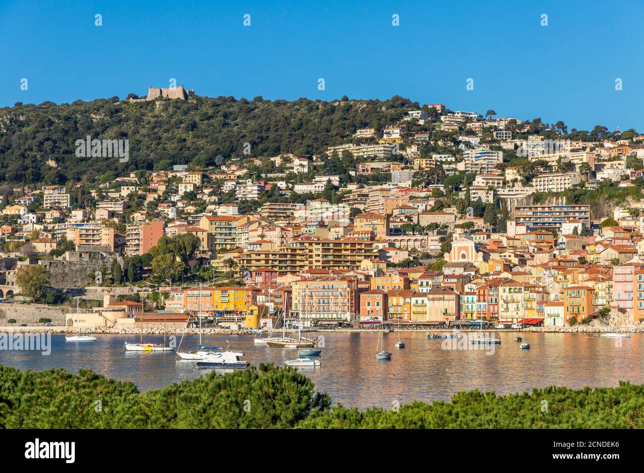 Old town villefranche sur mer villefranche sur mer french hi-res stock ...