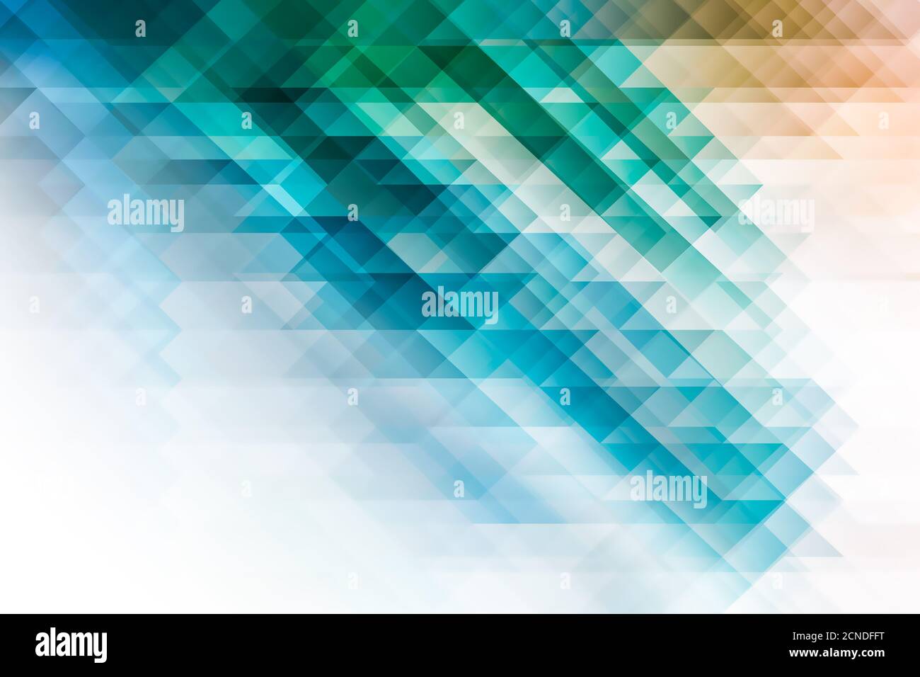 Abstract art of geometric shapes green hi-res stock photography and ...