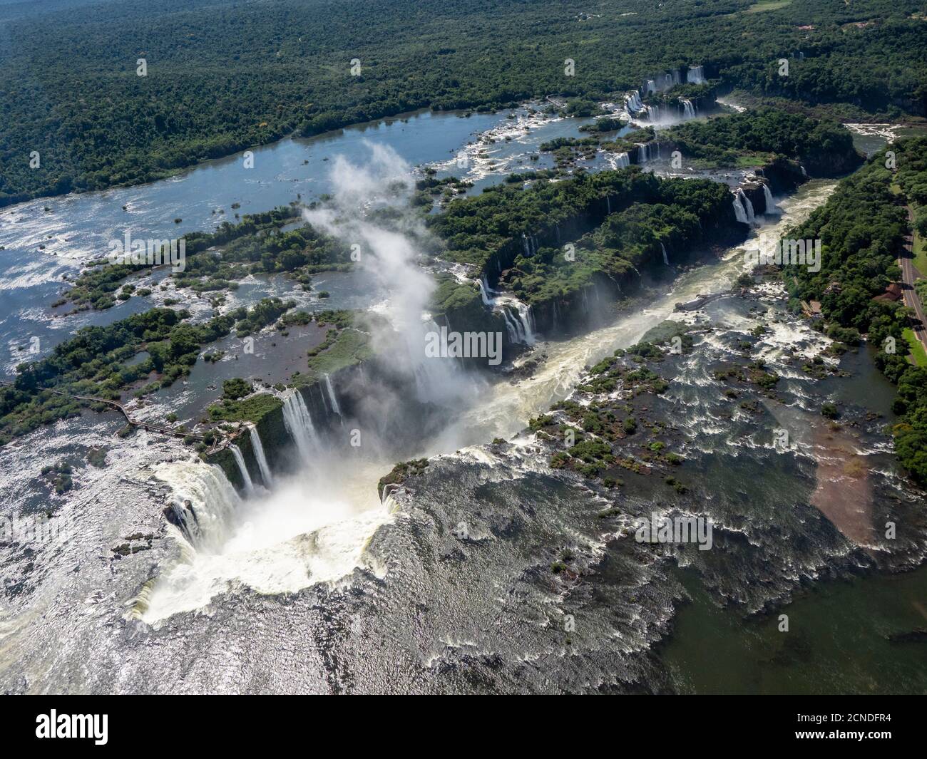 Iguazu falls aerial view hi-res stock photography and images - Alamy