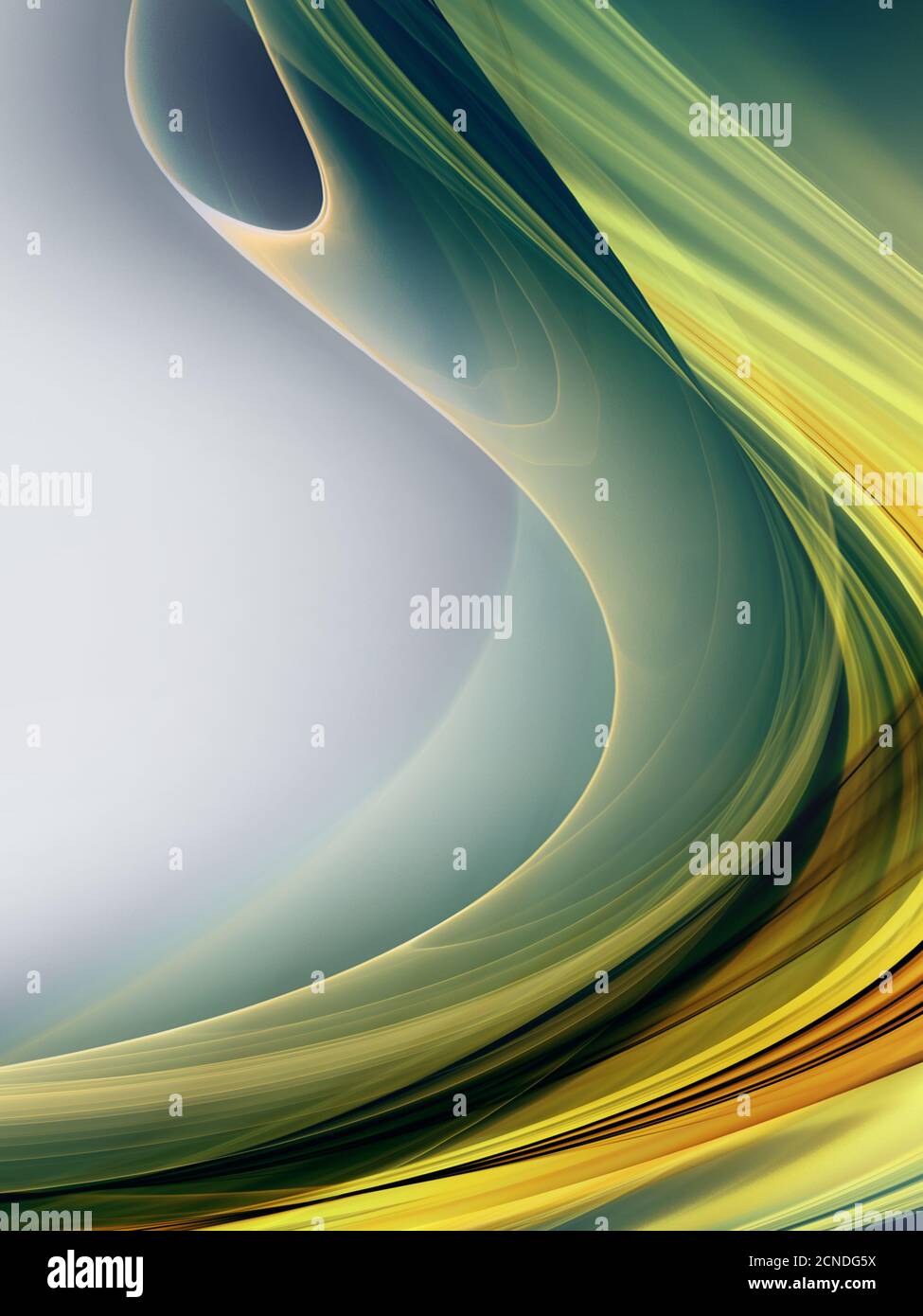 green and yellow smooth lines Stock Photo - Alamy