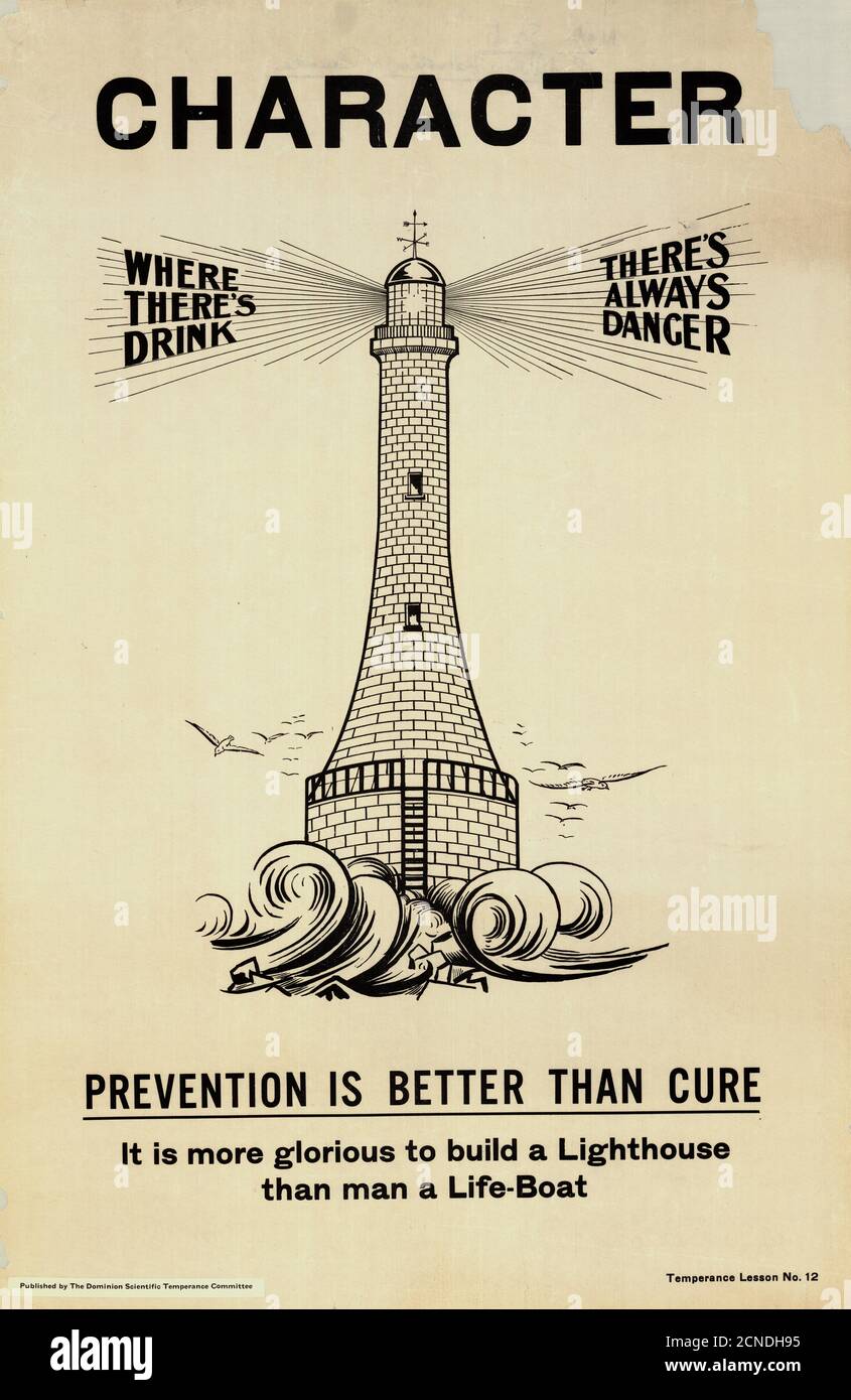 Prohibition alcohol poster hi-res stock photography and images - Alamy
