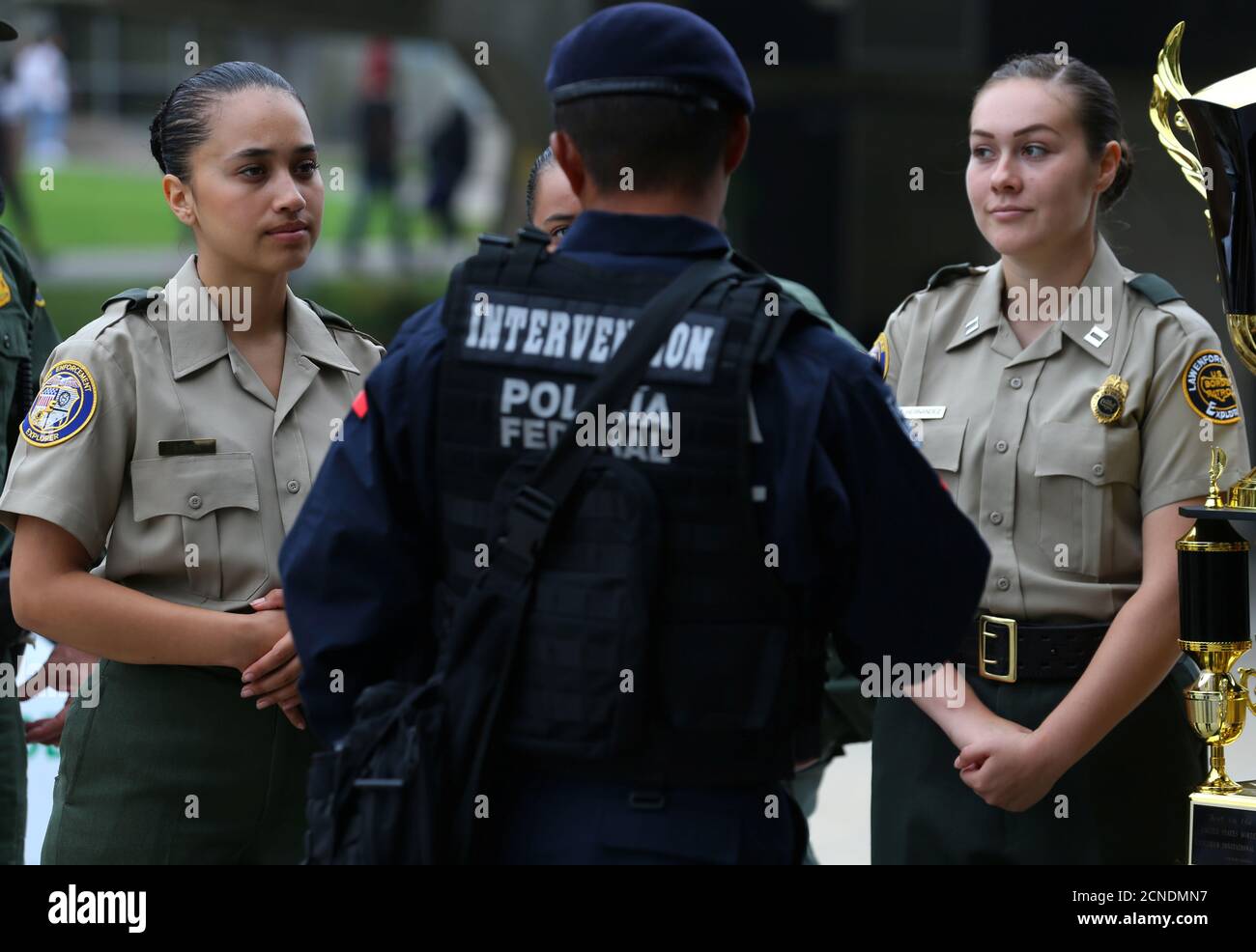 Police explorers hi-res stock photography and images - Alamy