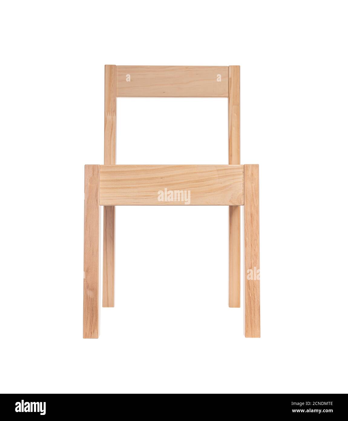 Wooden chair isolated on white background Stock Photo - Alamy