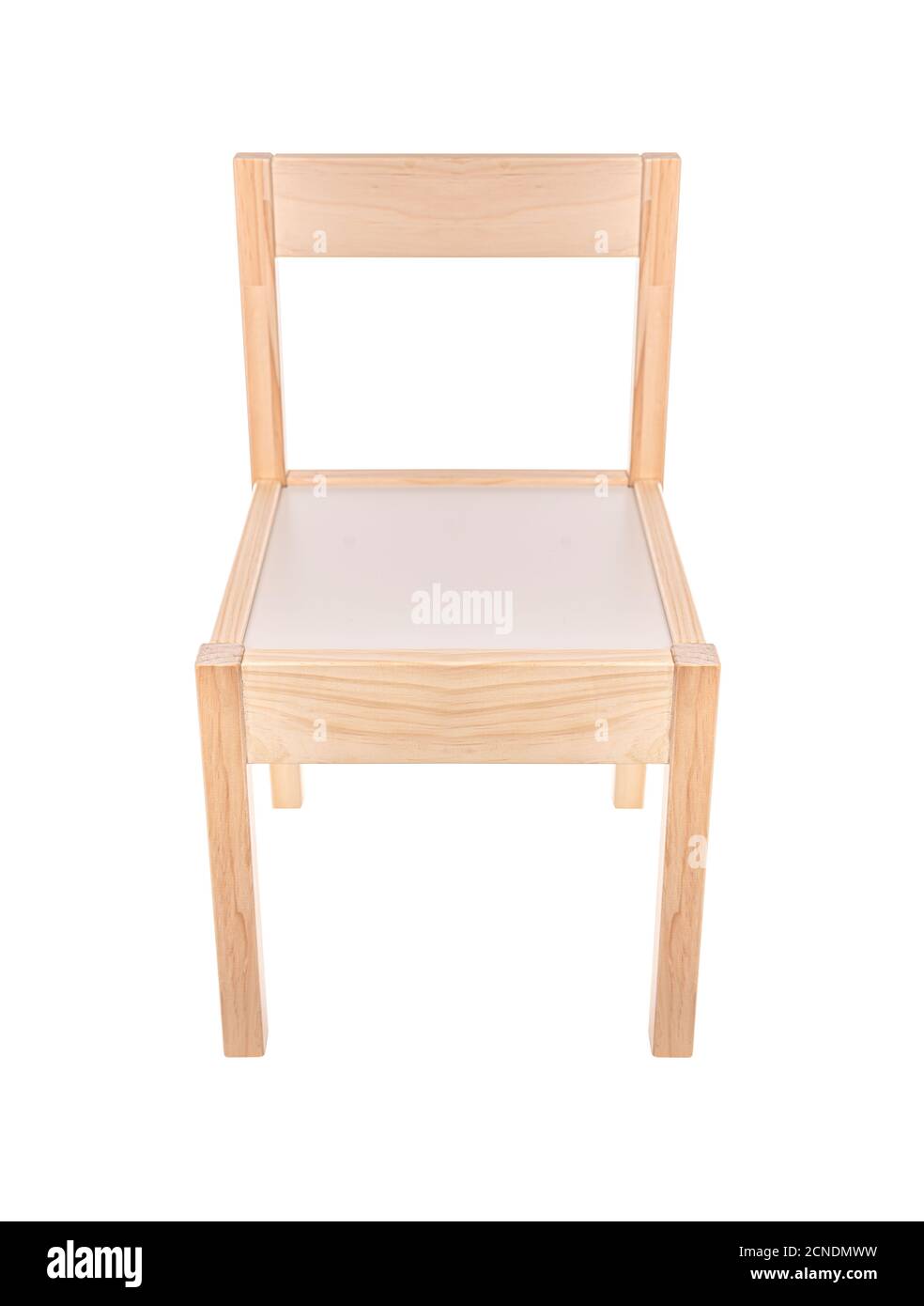 Wooden chair isolated on white background Stock Photo - Alamy