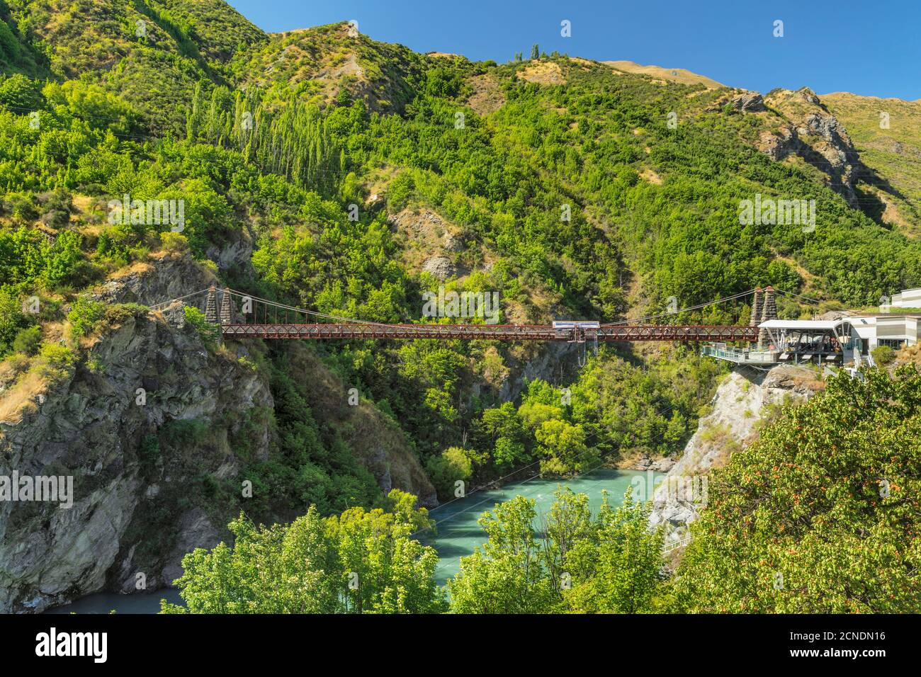 Kawarau Bridge, Kawarau River Gorge, Queenstown, Otago, South Island ...