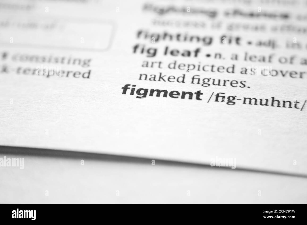 Word or phrase Figment in a dictionary Stock Photo - Alamy