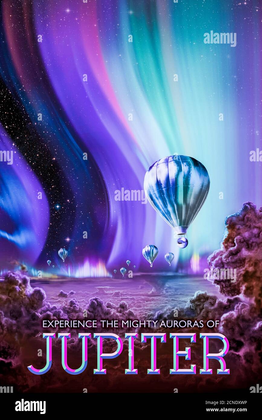 Jupiter: Visions of the Future space travel posters created by NASA,s ...