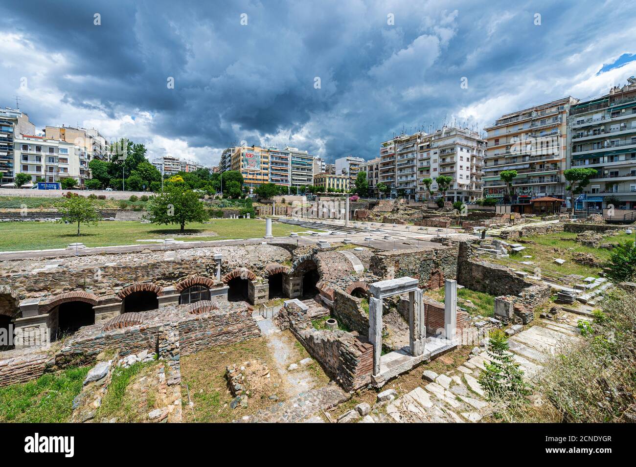 Ancient agora thessaloniki hi-res stock photography and images - Alamy