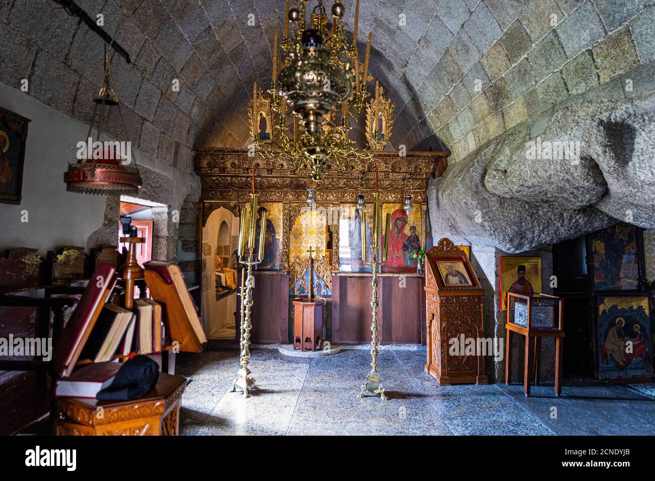 Cave of The Revelation, Patmos, UNESCO World Heritage Site, Dodecanese ...