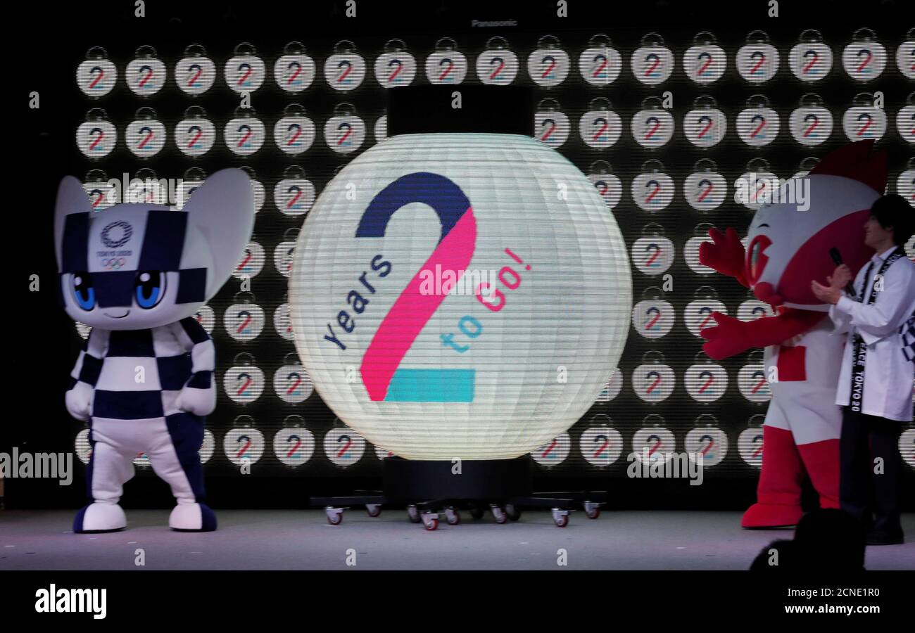 Tokyo olympic 2020 mascot miraitowa and someity hi-res stock ...