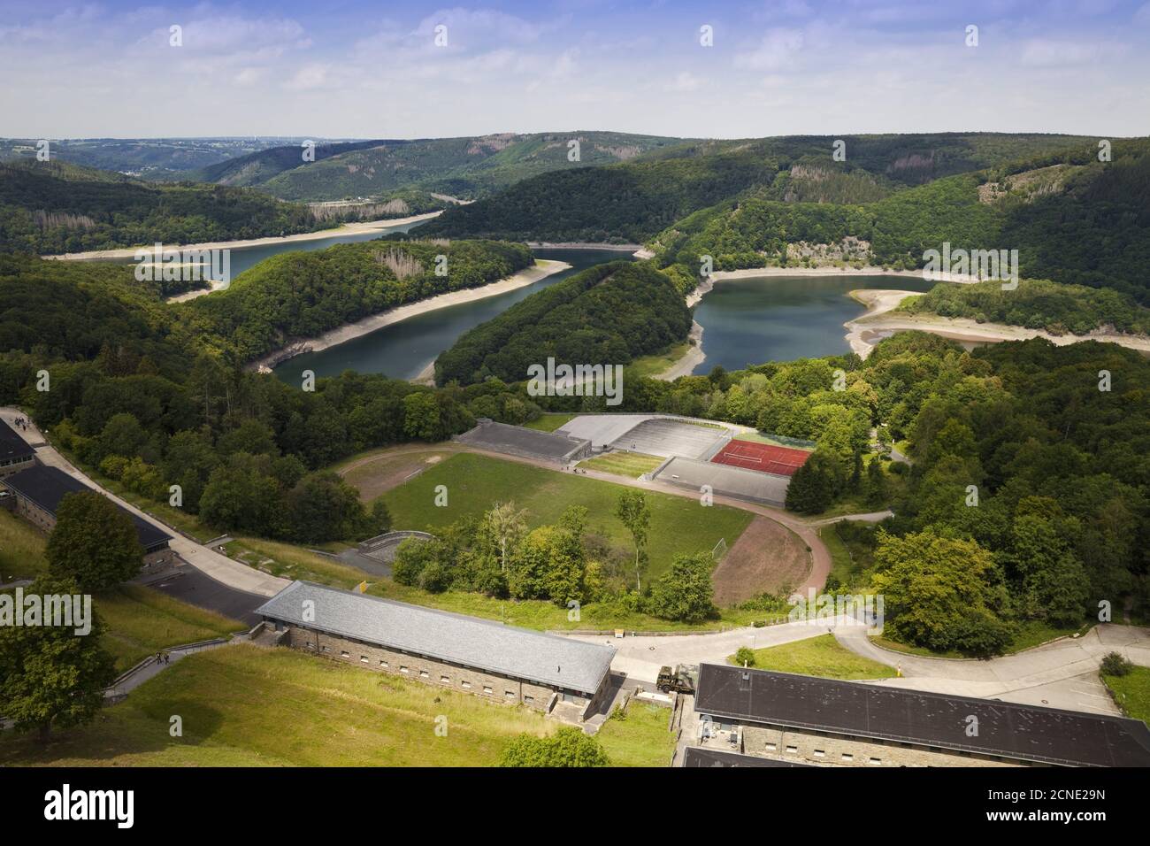 Aerial view of the former NS-Ordensburg Vogelsang, today Vogelsang ip ...