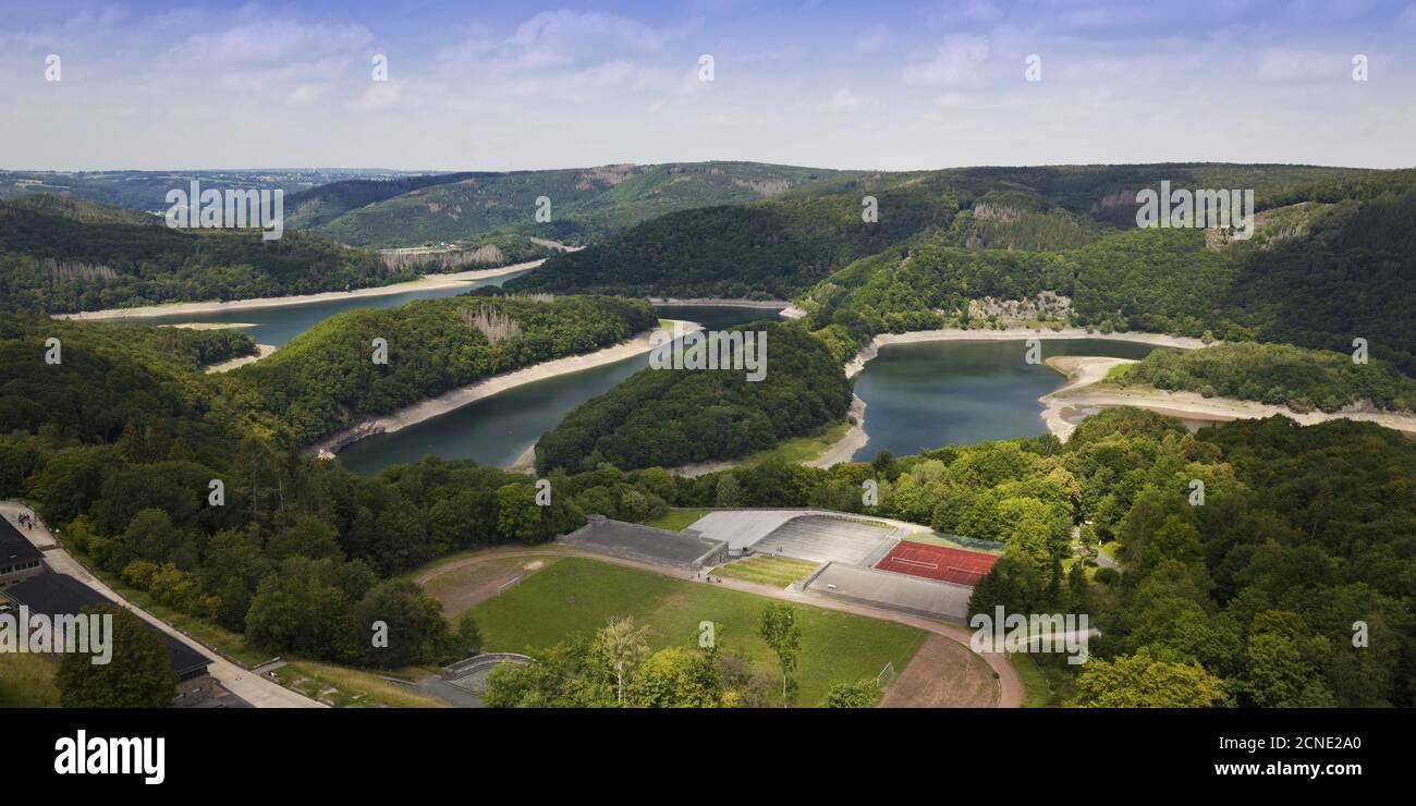 Aerial view of the former NS-Ordensburg Vogelsang, today Vogelsang ip ...