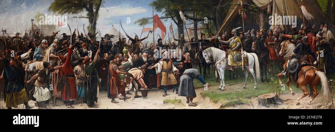 Munkácsy Mihály - Conquest (Settlement of the Magyars in Hungary) 1 ...