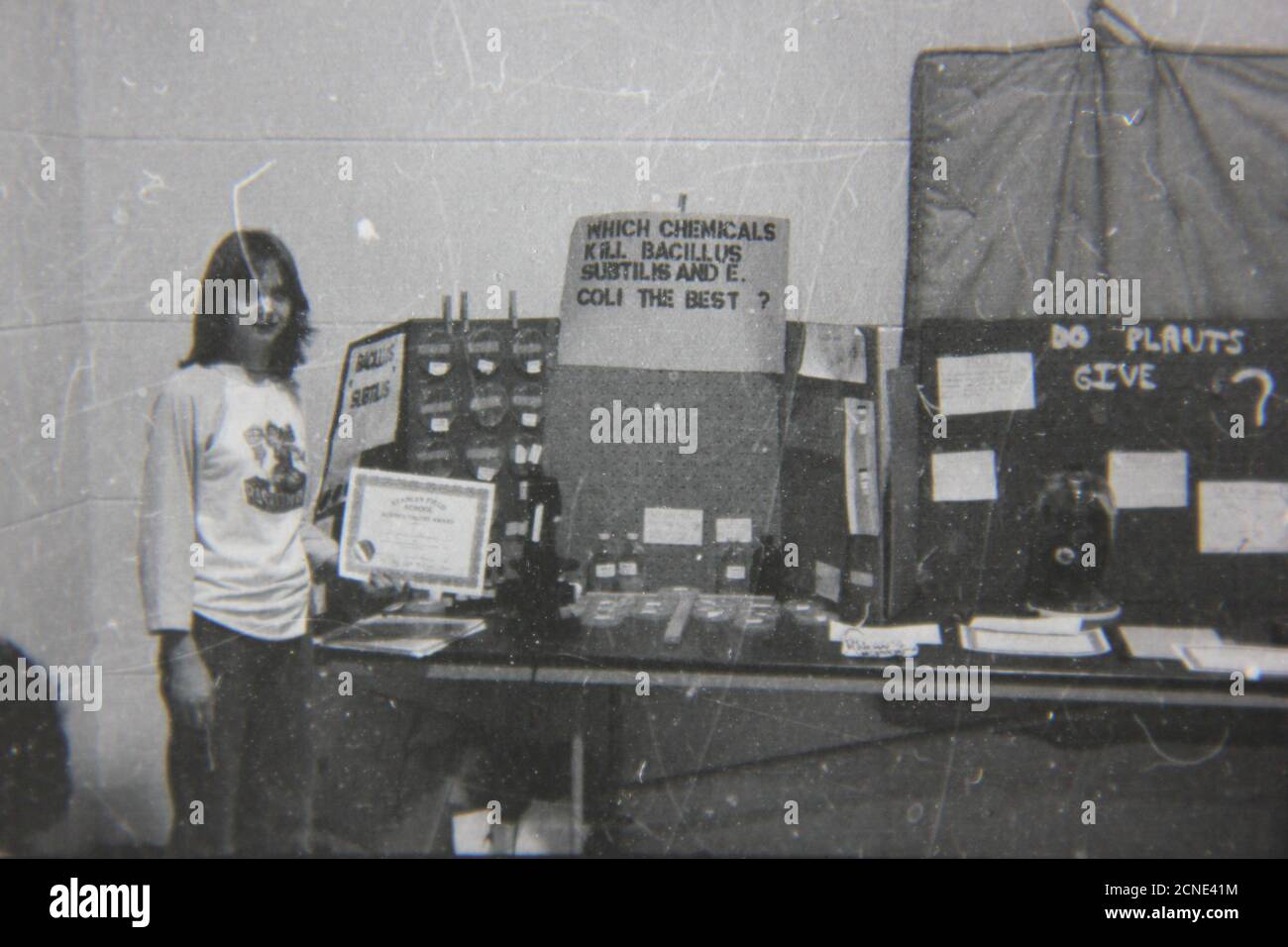 Fine 1970s vintage black and white photography of a teenage girl ...