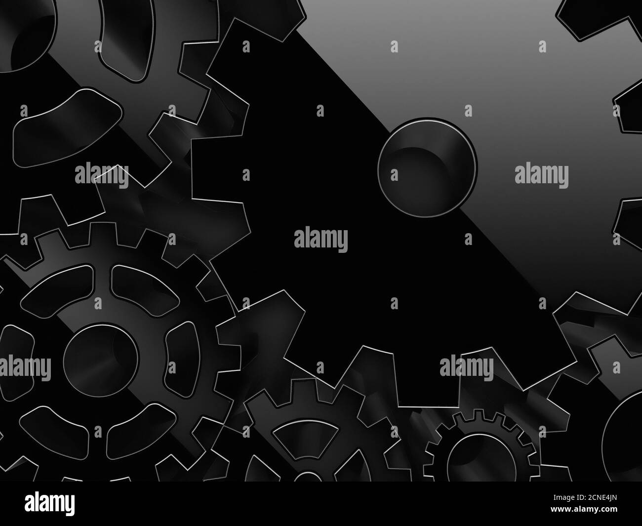 Black gears hi-res stock photography and images - Alamy