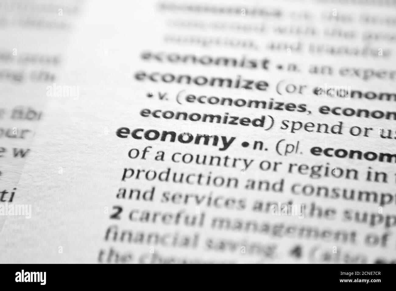 Economy dictionary definition meaning hi-res stock photography and ...
