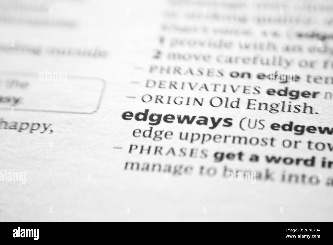 Edgeways hi-res stock photography and images - Alamy