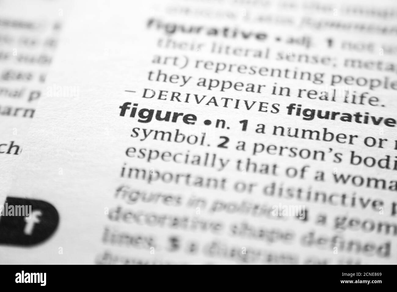 Word or phrase Figure in a dictionary Stock Photo - Alamy