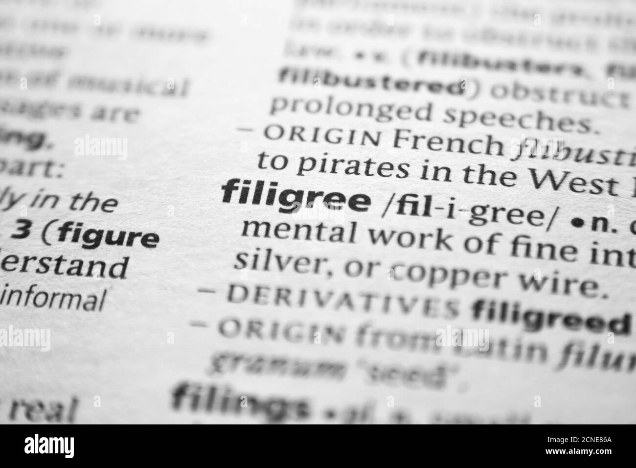 Filigree glass Black and White Stock Photos & Images - Alamy