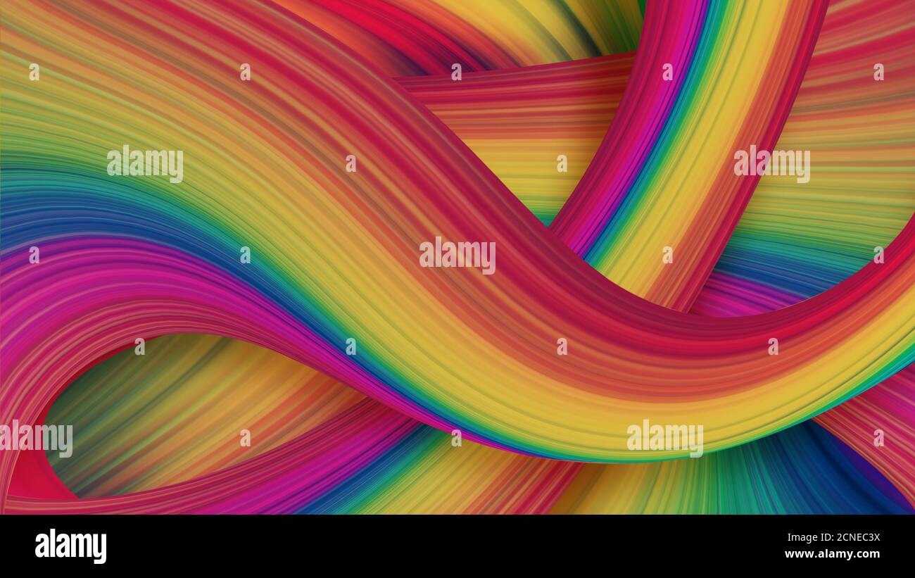 Rainbow swirl hi-res stock photography and images - Alamy