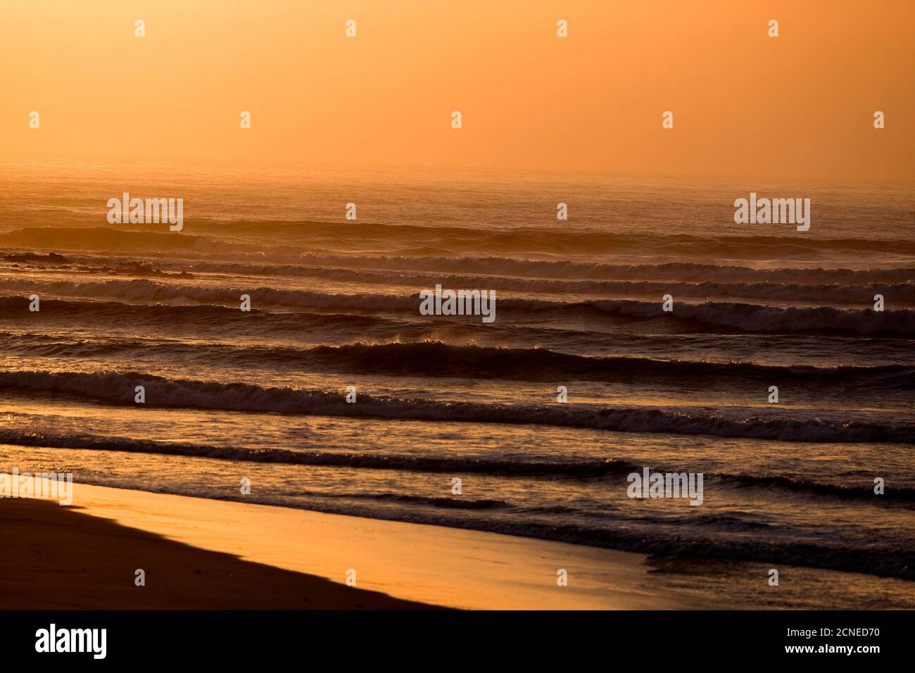 Waves in Atlantic Ocean, Beach at Cape Cross in Namibia Stock Photo - Alamy