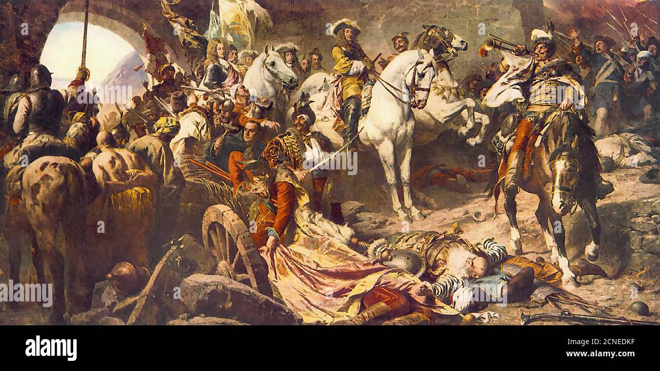 Benczúr Gyula - the Recapture of Buda Castle in 1686 1 - Hungarian ...