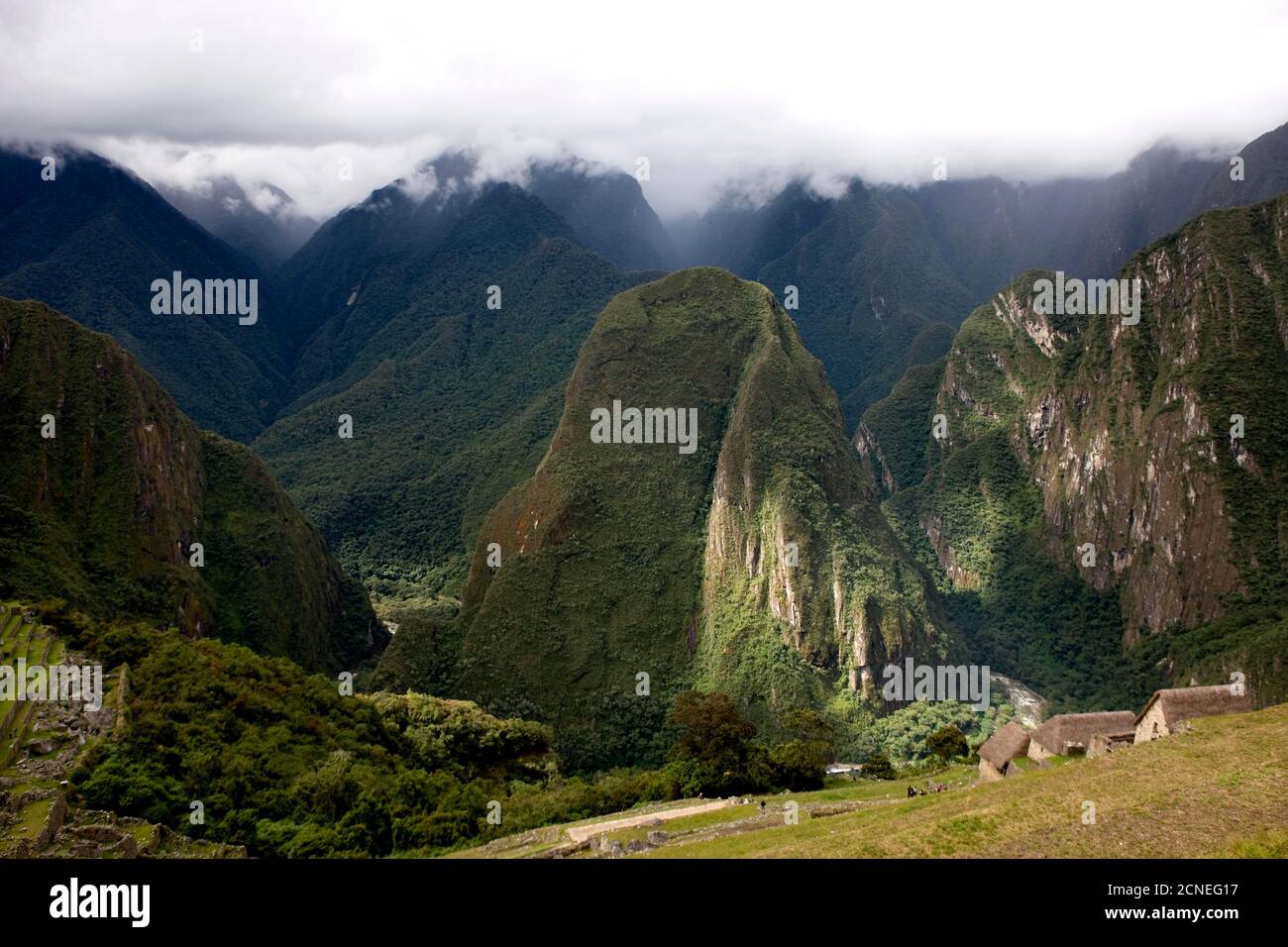 Machu Picchu, The Lost City of the Incas, Andean Cordillera in Peru ...