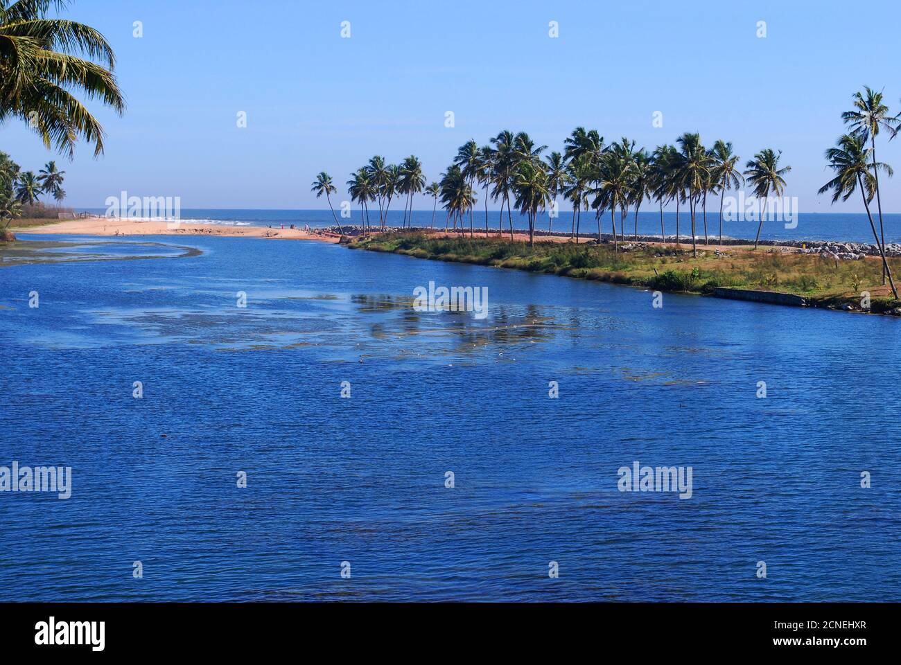 Kappil beach near varkala kerala hi-res stock photography and images ...