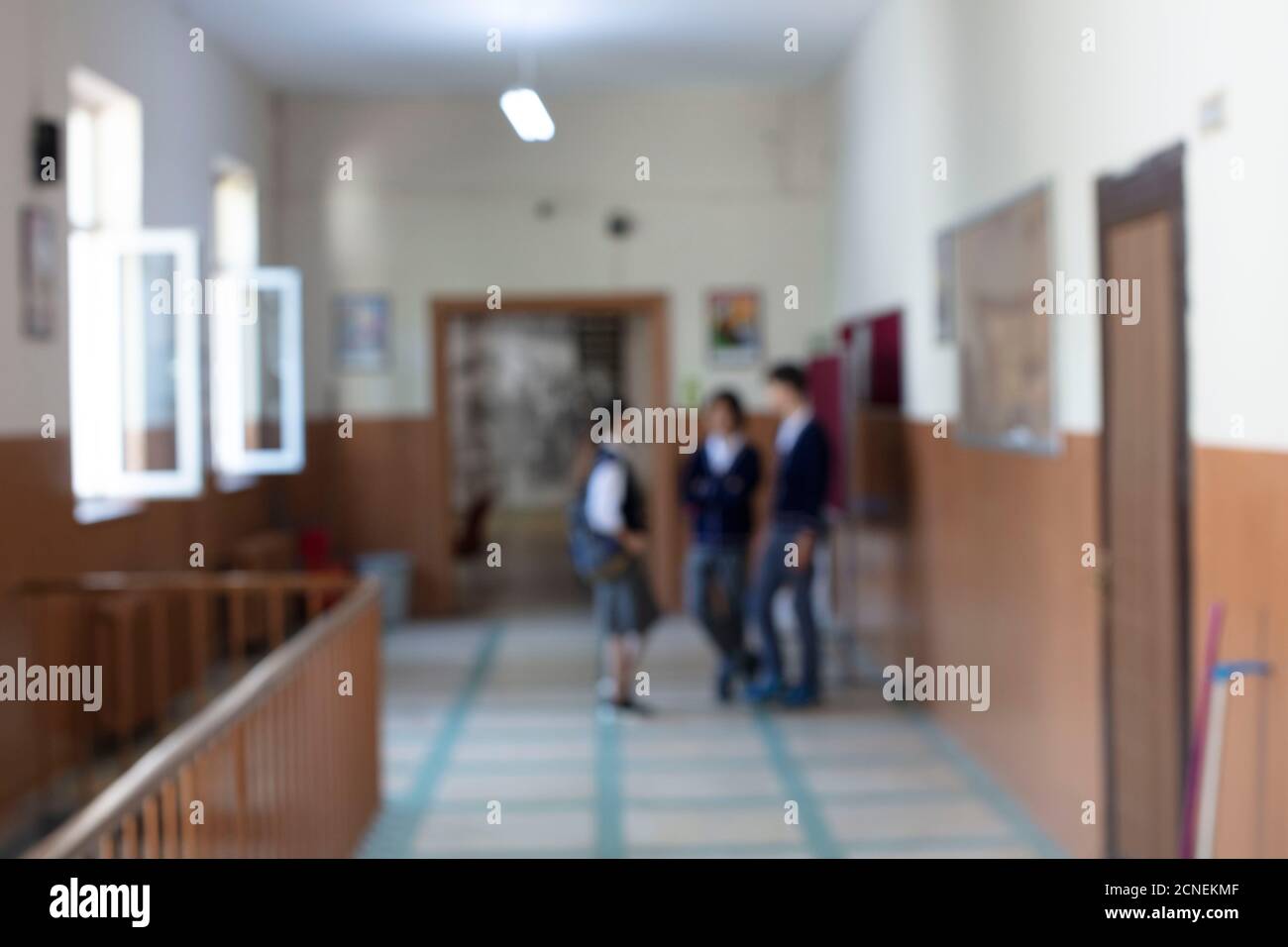 Blurred people walking campus hi-res stock photography and images - Alamy