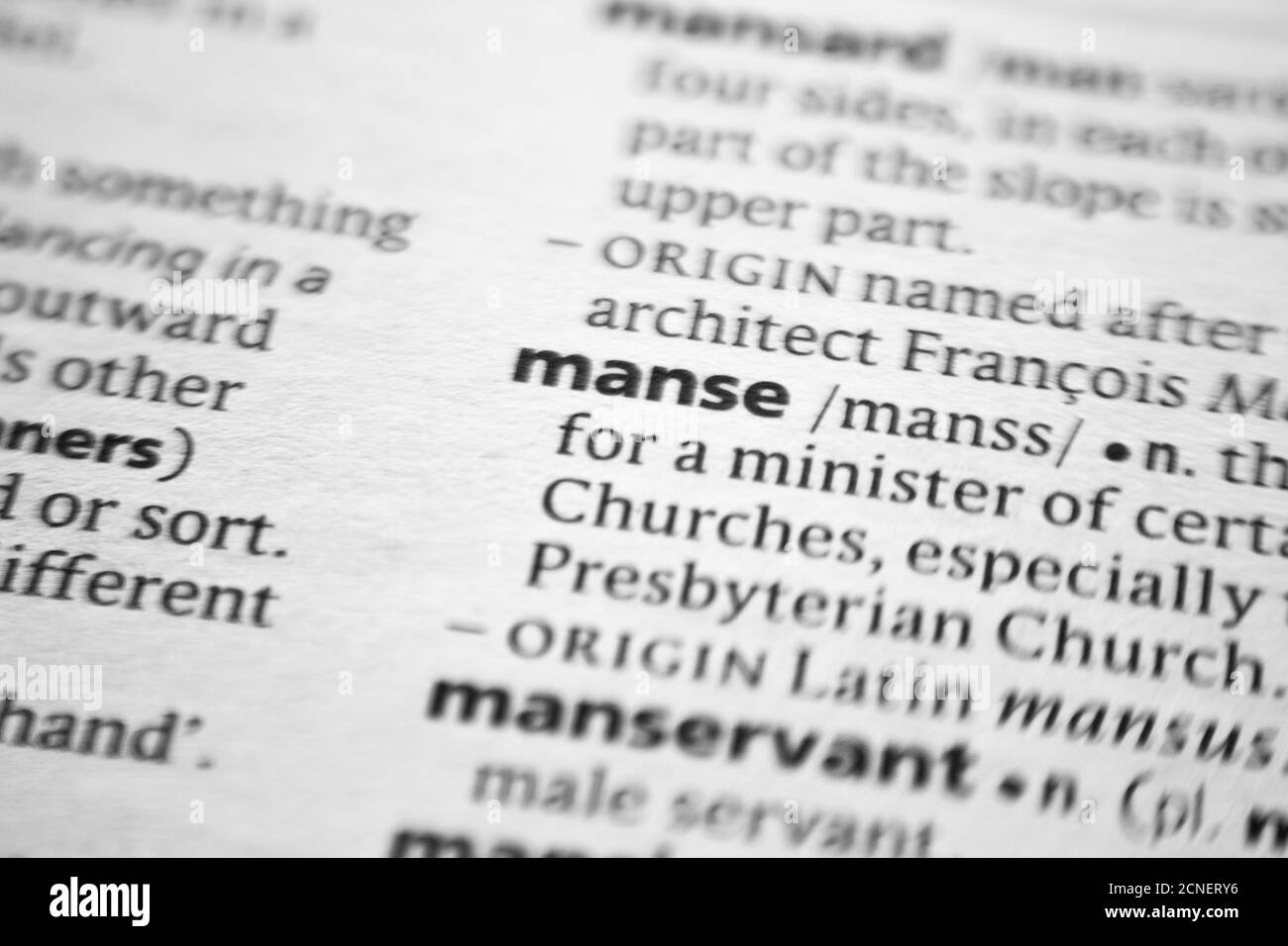 Manse Black and White Stock Photos & Images - Alamy
