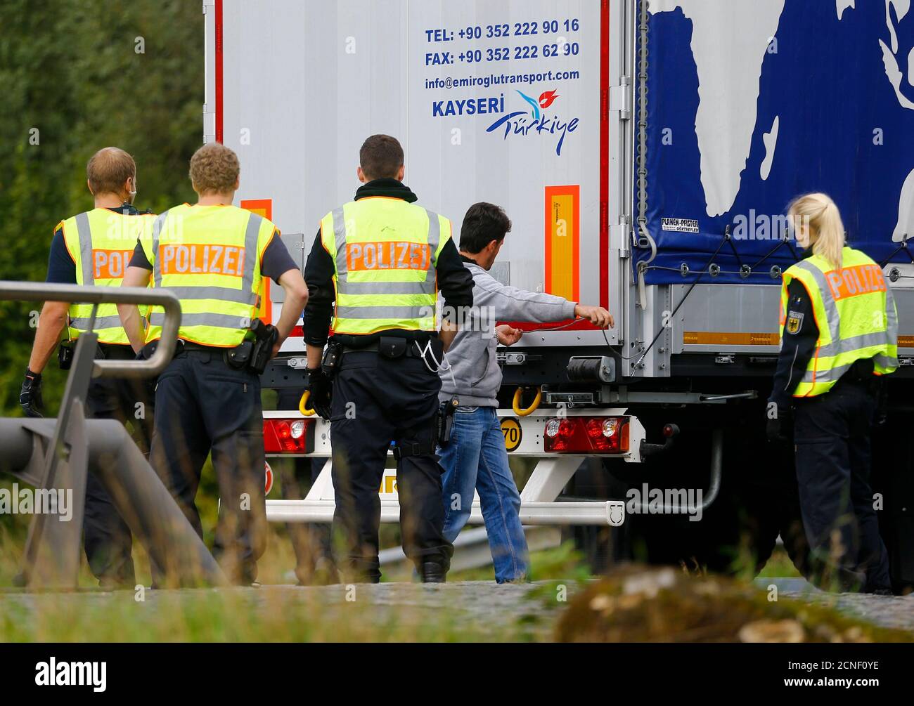 German border police vehicle hi-res stock photography and images - Alamy