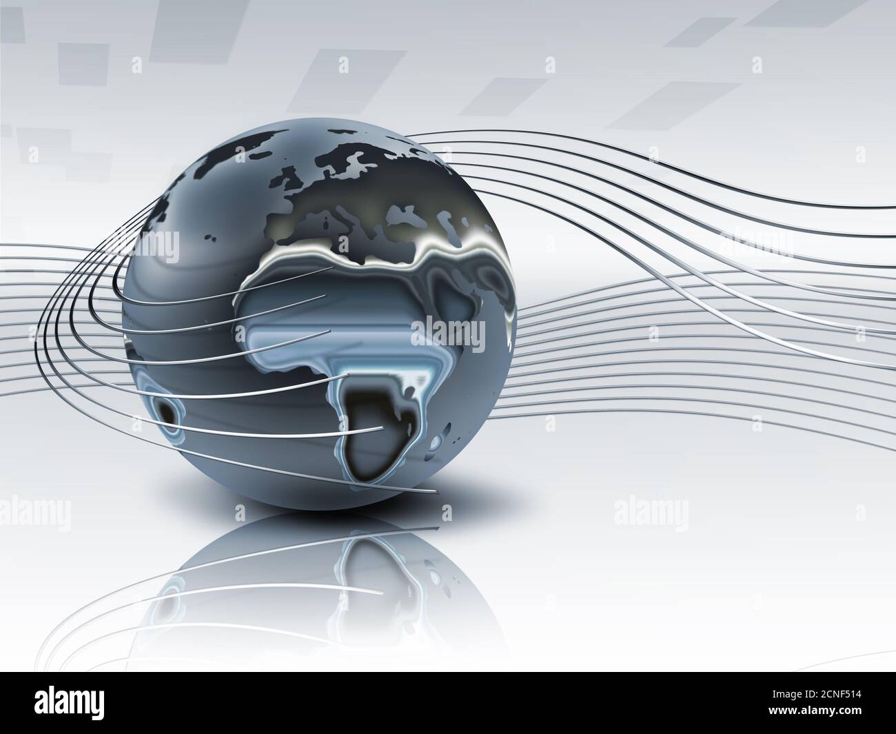 Planet earth color line hi-res stock photography and images - Alamy