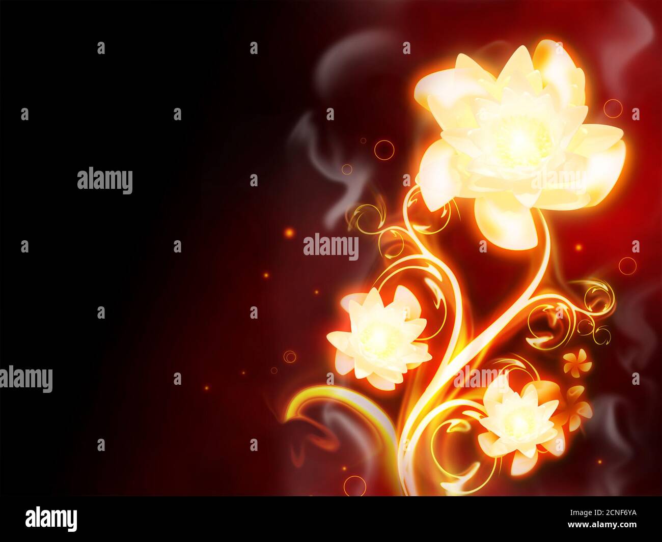 Fire flower hi-res stock photography and images - Alamy