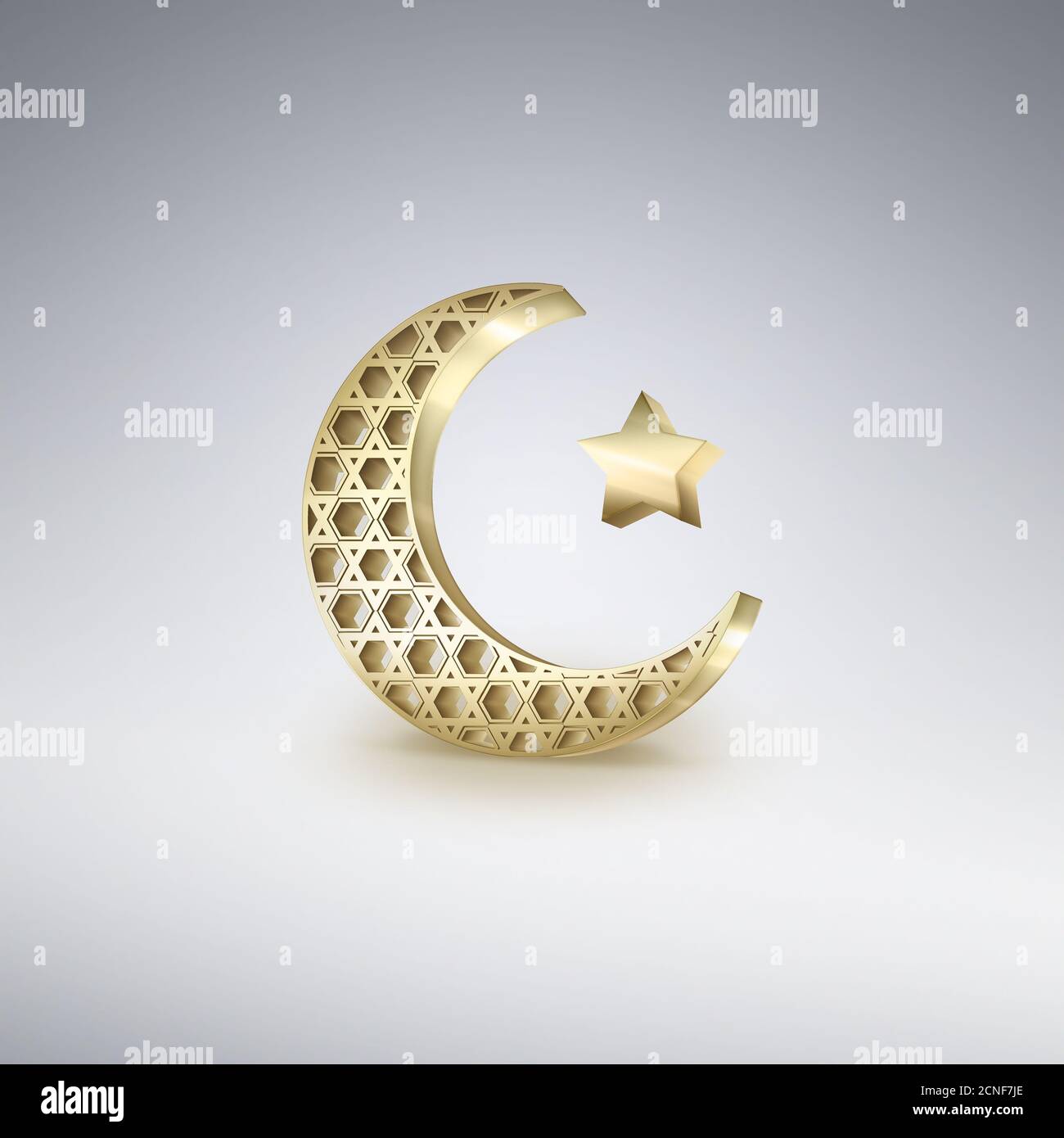 Crescent moon star ramadan hi-res stock photography and images - Alamy