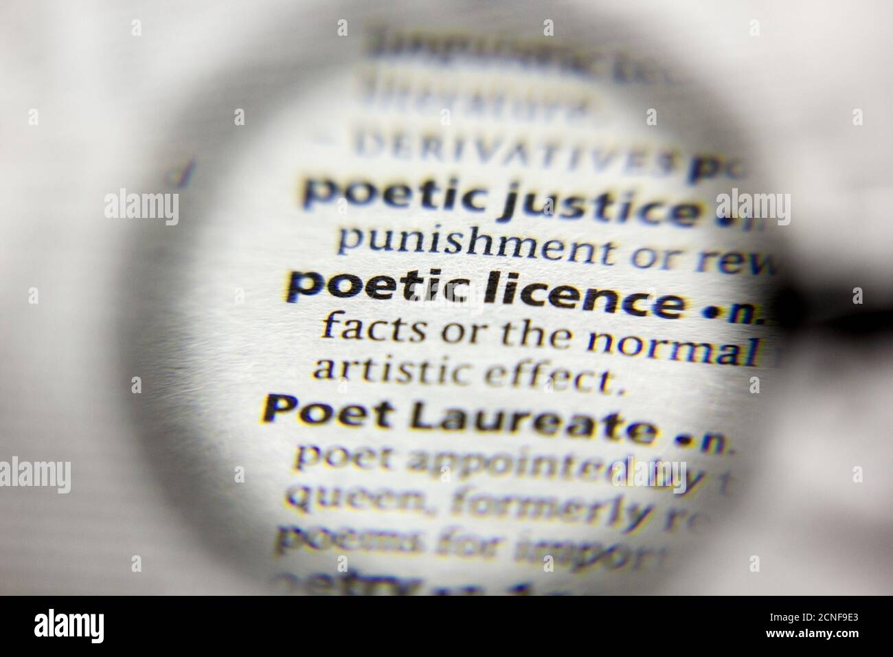 Poetic licence hi-res stock photography and images - Alamy