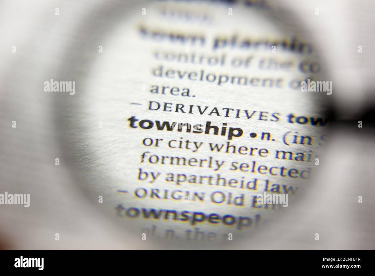 Township of page hi-res stock photography and images - Alamy