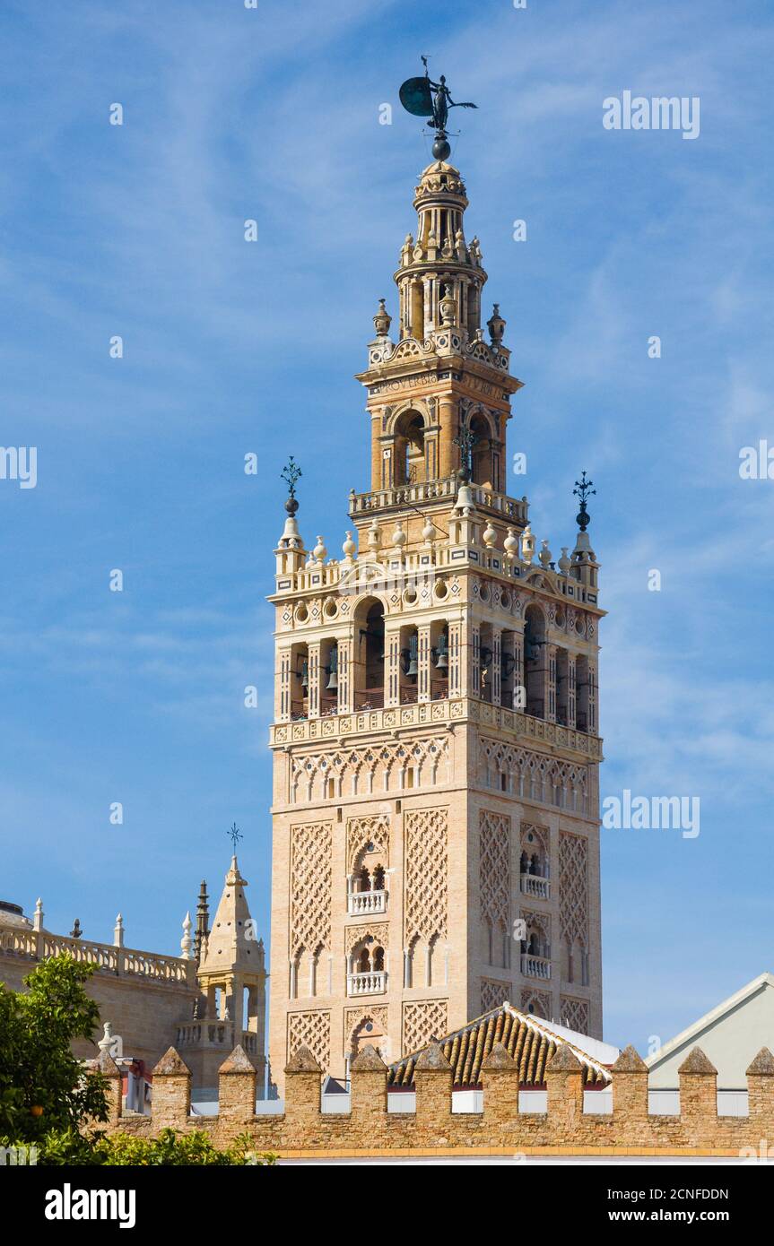 Historic bell tower in the alcazar hi-res stock photography and images ...