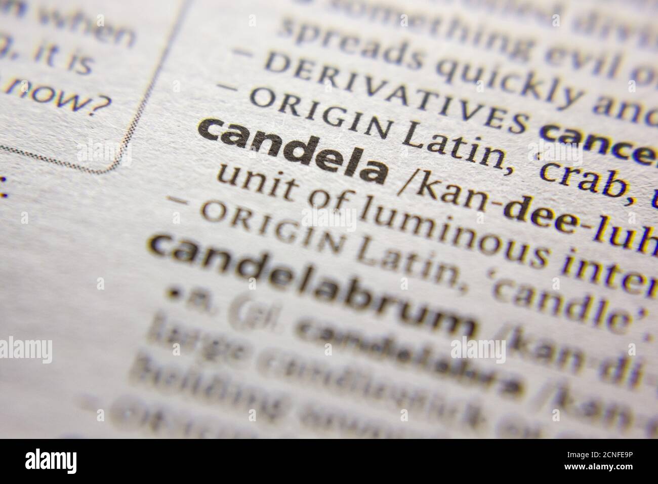Candela text hi-res stock photography and images - Alamy