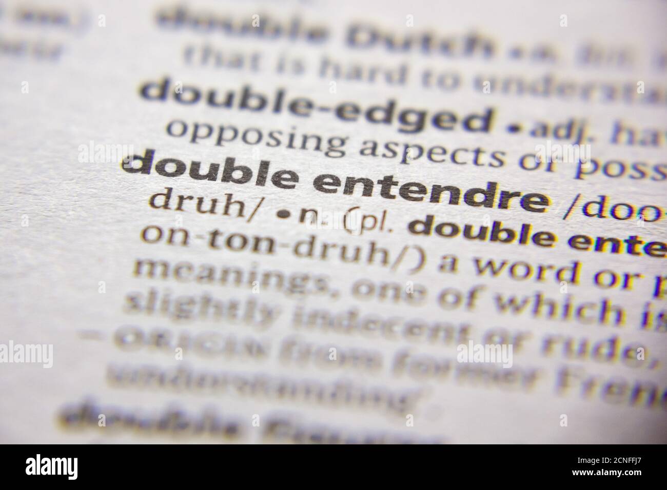 Double entendre hi-res stock photography and images - Alamy