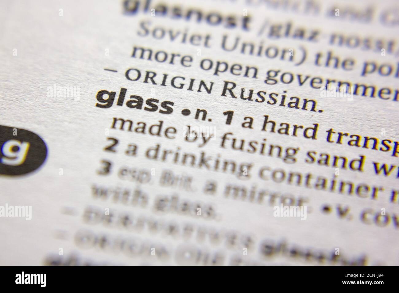 Word phrase glass in hi-res stock photography and images - Alamy