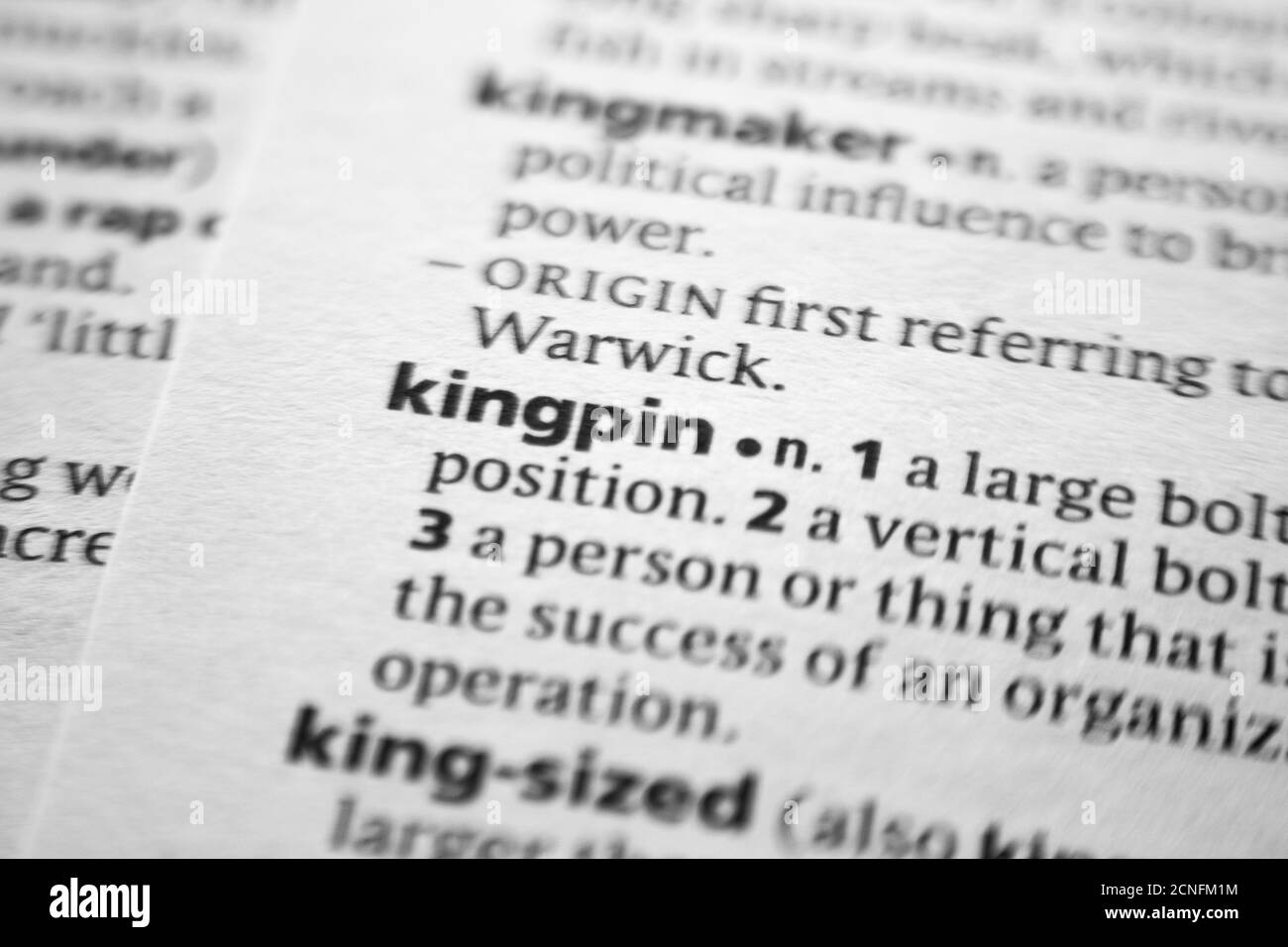 Kingpin Black and White Stock Photos & Images - Alamy