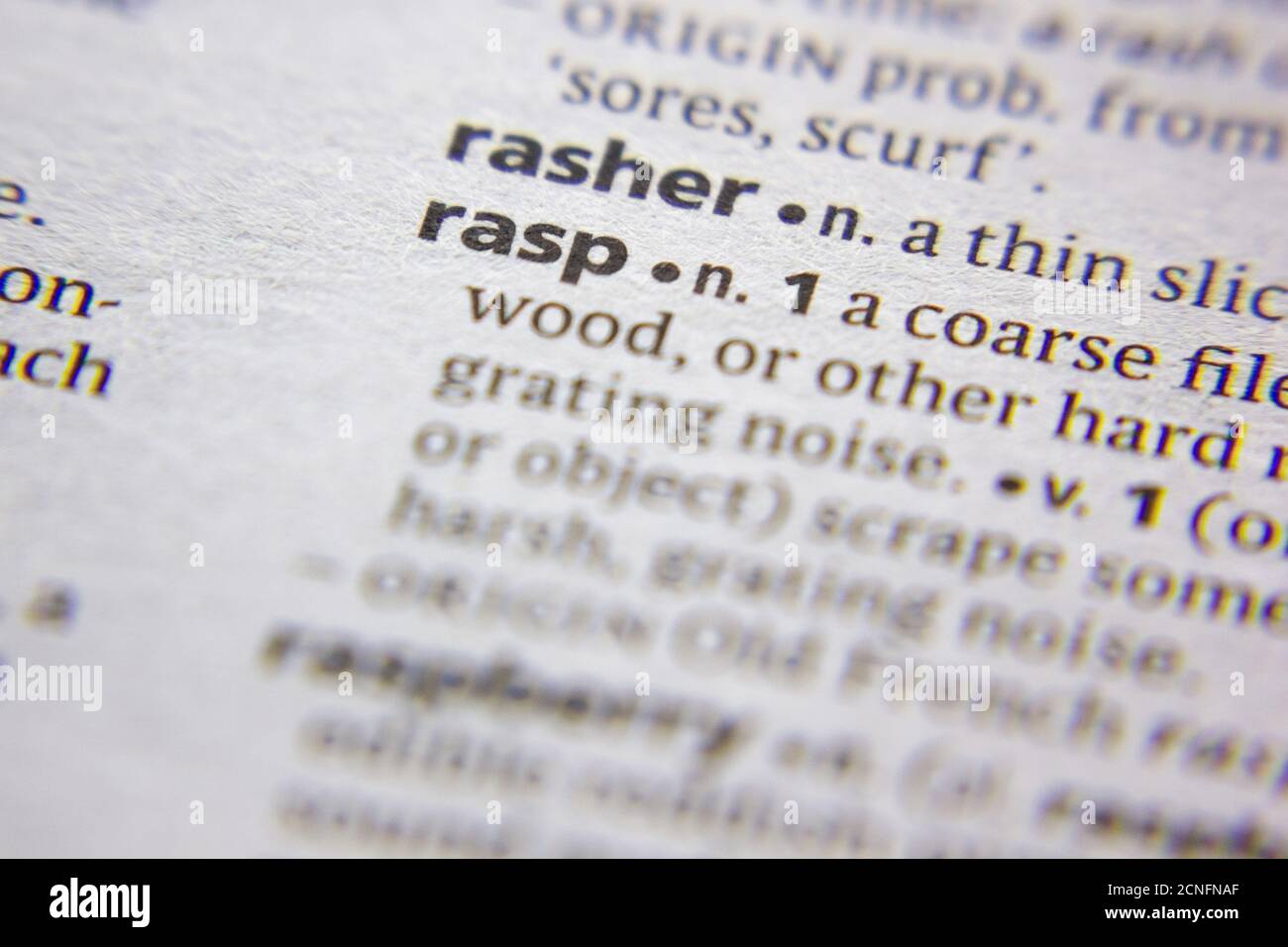 Rasp text hi-res stock photography and images - Alamy